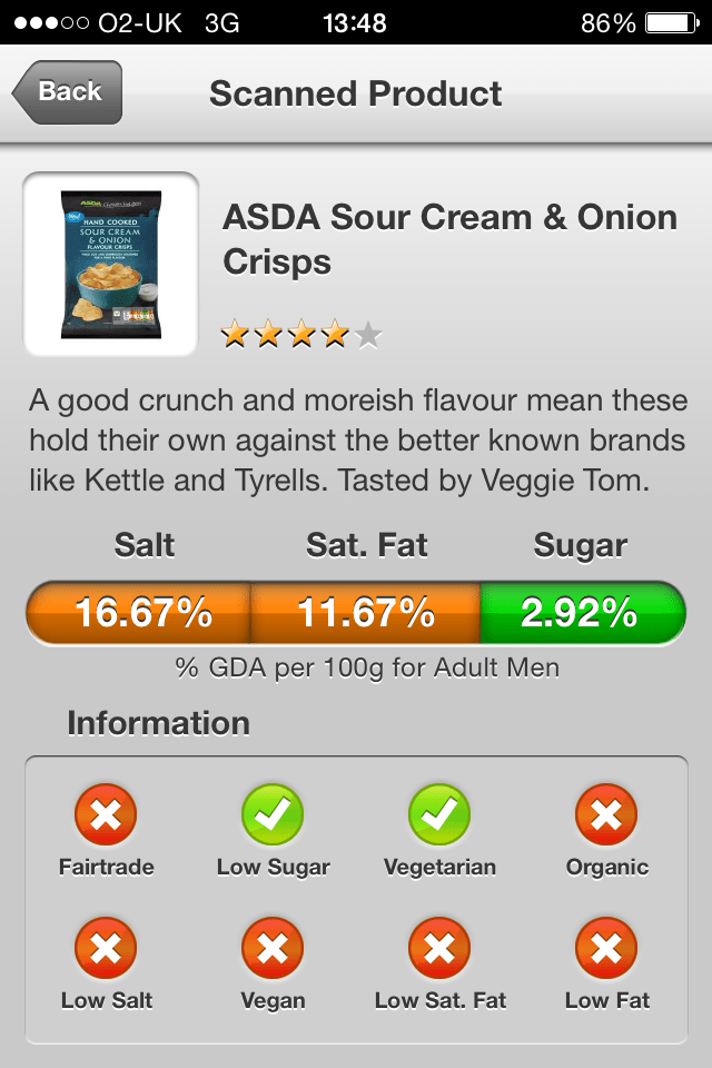 Tasted: ASDA Sour Cream & Onion Crisps – Can I Eat It?